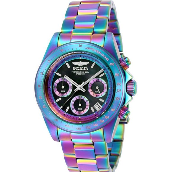Invicta | Accessories | Invicta Speedway Iridescent Chronograph Mens ...